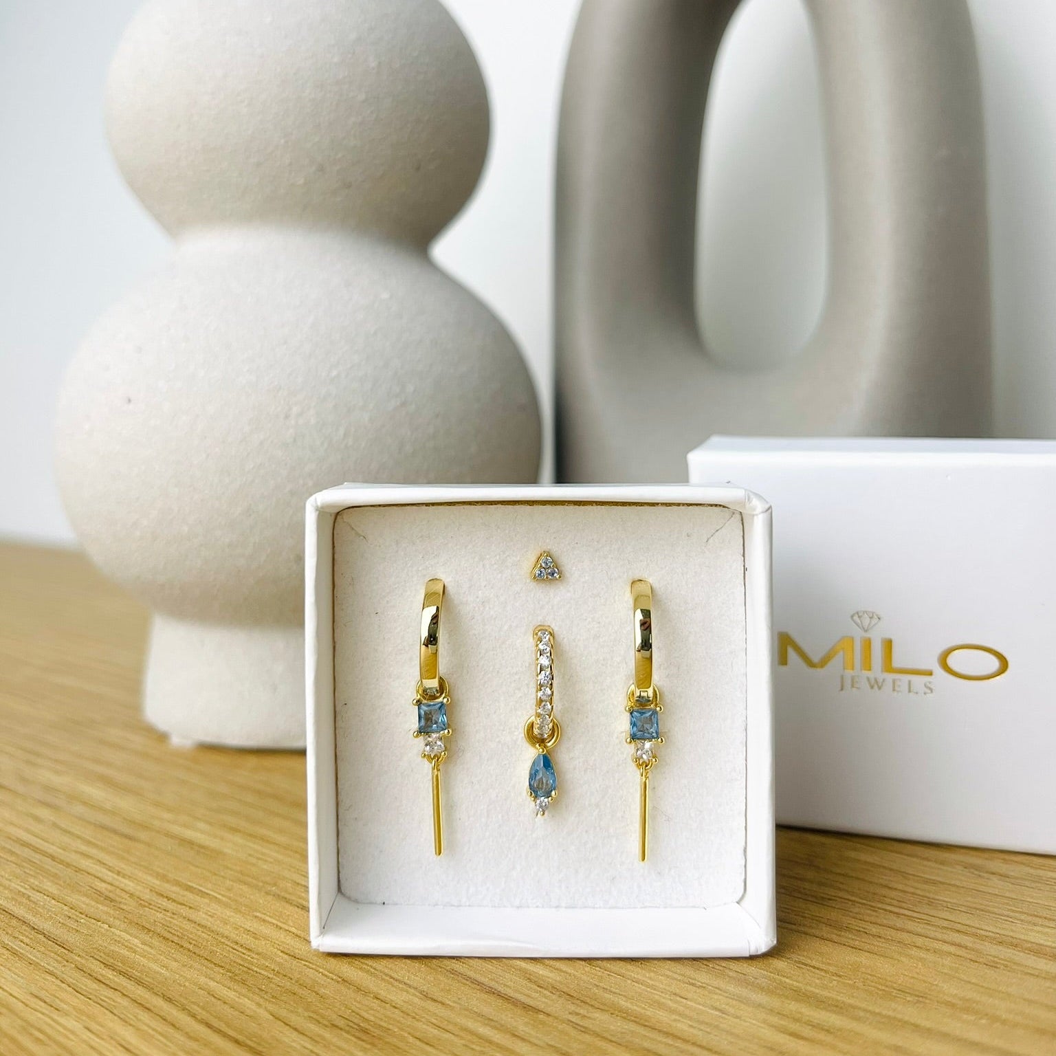 London Blue set – MILO Jewels